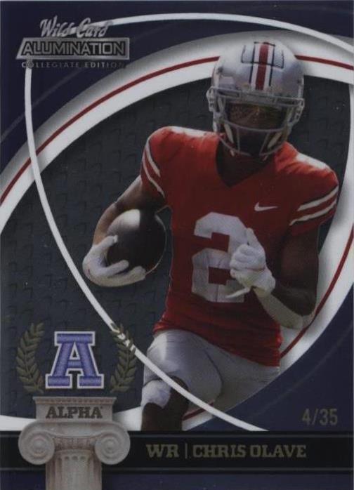 2021 Wild Card Alumination NIL Collegiate Edition - Alpha Chris Olave # ...