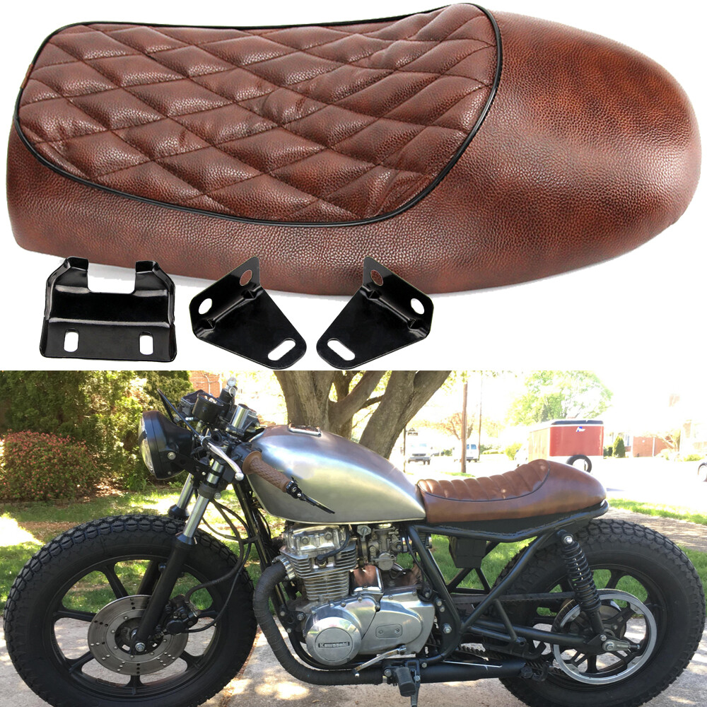 Suzuki Brat Motorcycle TCMT Flat Brat Vintage Saddle Cafe Racer Seat