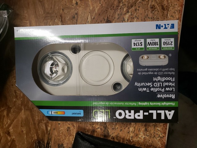 All-pro REV250FW Revolve LED Twin Head Flood Light 2100 LM White 5000k ...