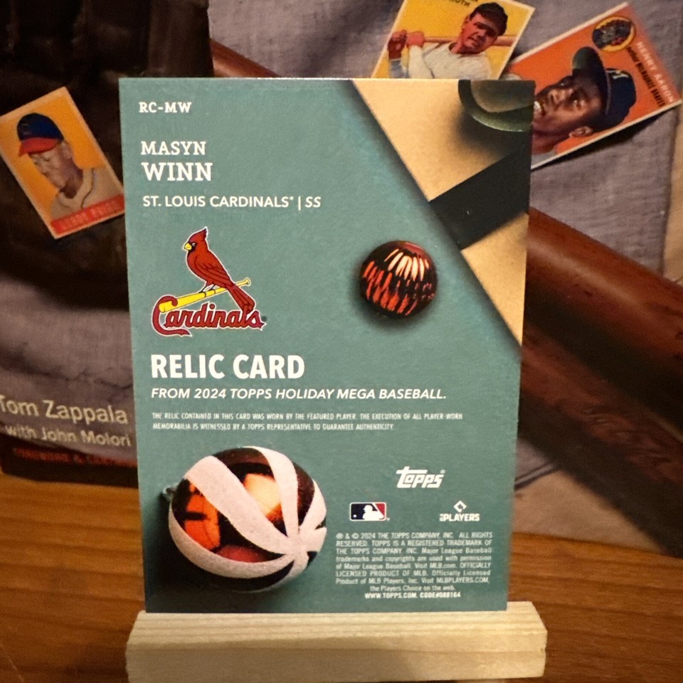 2024 Masyn Winn Topps Holiday RC Relic RC-ME Hot SP! | eBay