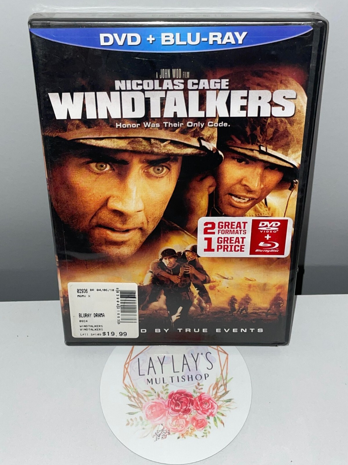 Windtalkers (Blu-ray/DVD, 2010, 2-Disc Set) Nicolas Cage BRAND NEW ...