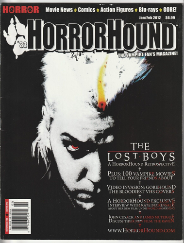 HORRORHOUND # 33 HORROR MAGAZINE THE LOST BOYS THE RAVEN VAMPIRES ...