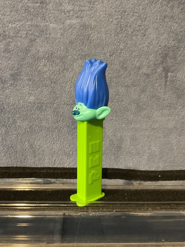 Pez Singles- Trolls- Branch, Blue Hair, Loose | eBay