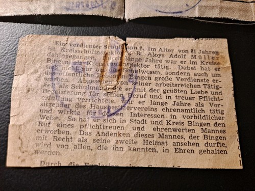WW2 WWII German ID, Identity Card with clipping | eBay