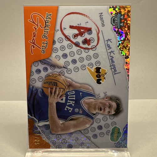 2025 Bowman U Best Kon Knueppel Orange Making The Grade Refractor /25 # ...