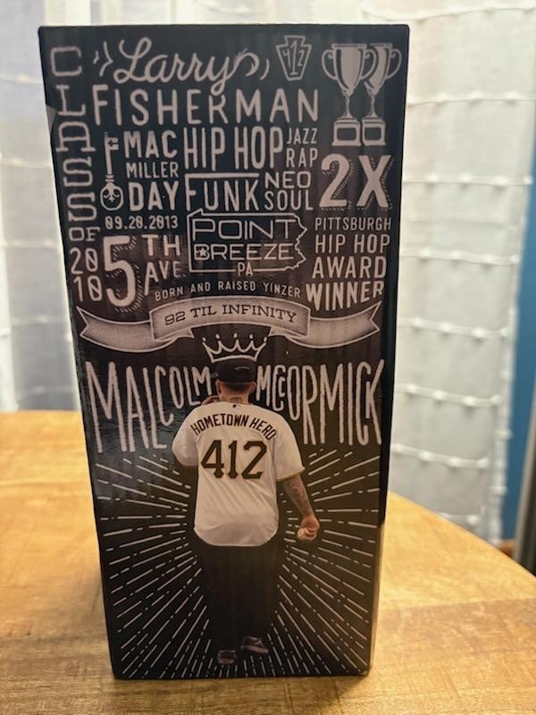 Mac Miller Bobblehead PNC Park Giveaway 7/19 NIB Pittsburgh Pirates | eBay