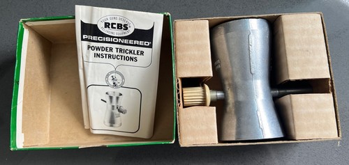 Vintage RCBS Powder Trickler Gun Reloading Tool New w/ Box In Perfect ...