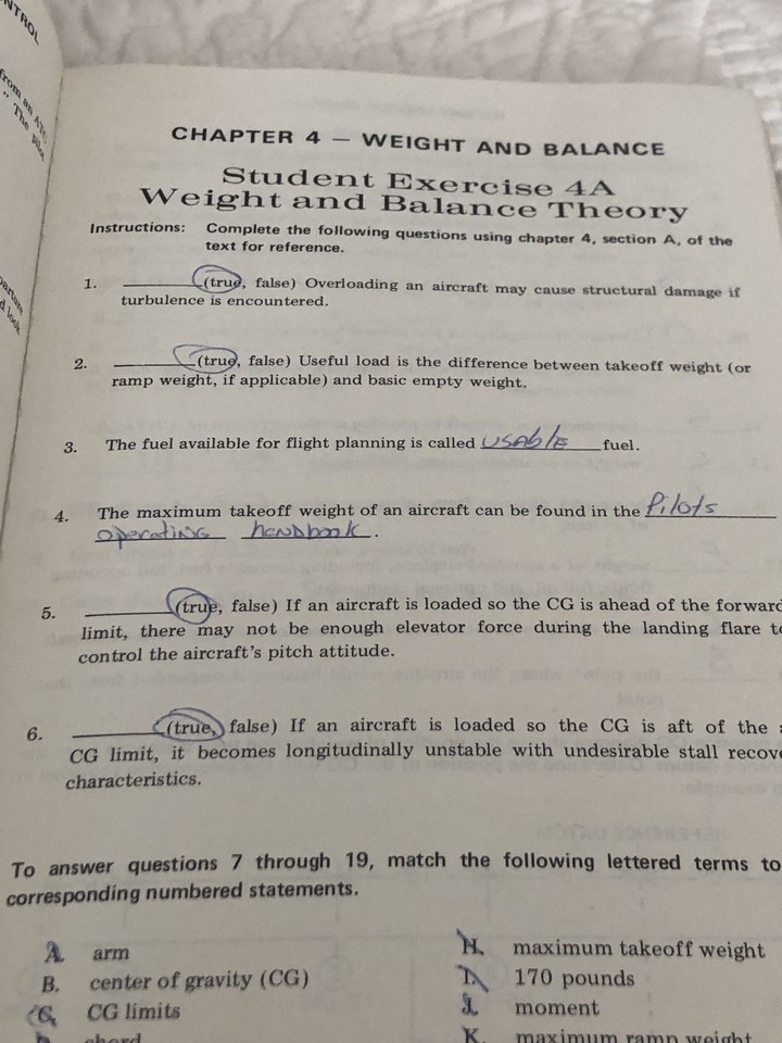 Vintage Pair Of 2 Private Pilot Jeppesen / Sanderson Manuals ...