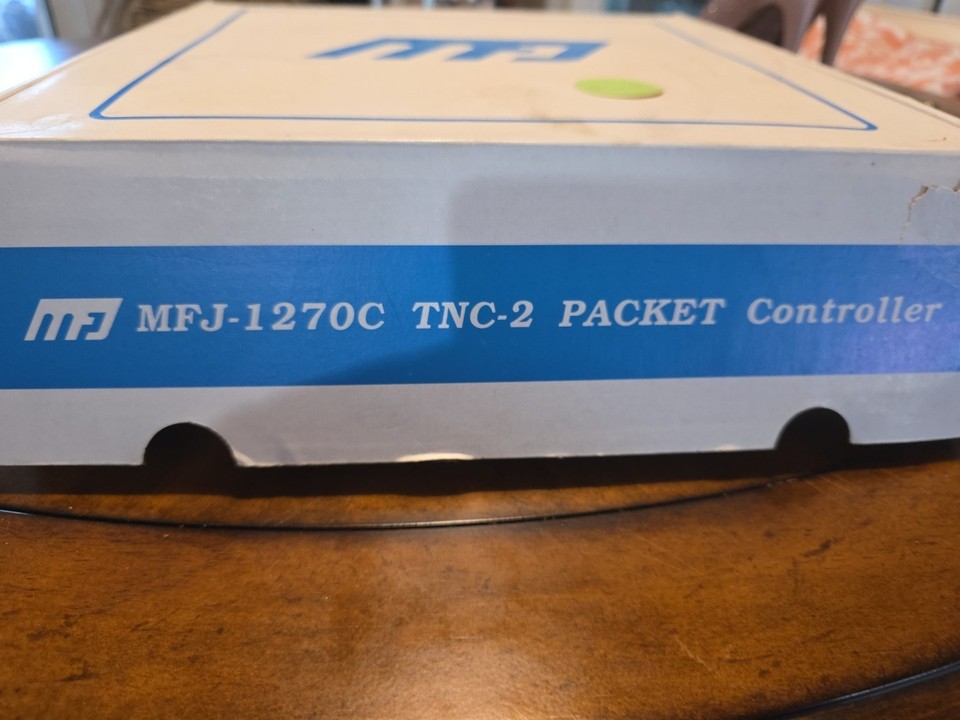 MFJ TNC-2 Packet Controller Mfj-1270C With Manuals + Floppy, Original ...