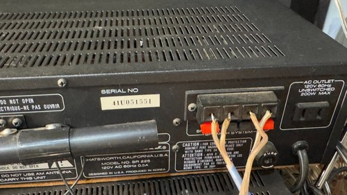 Marantz SR225 Stereo Receiver – Tested – Excellent Sound Output | eBay