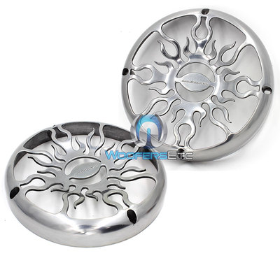 2 AFG10 10" GRILL PROTECTIVE ALUMINUM SUB COVERS TEN INCH SUBWOOFER ...