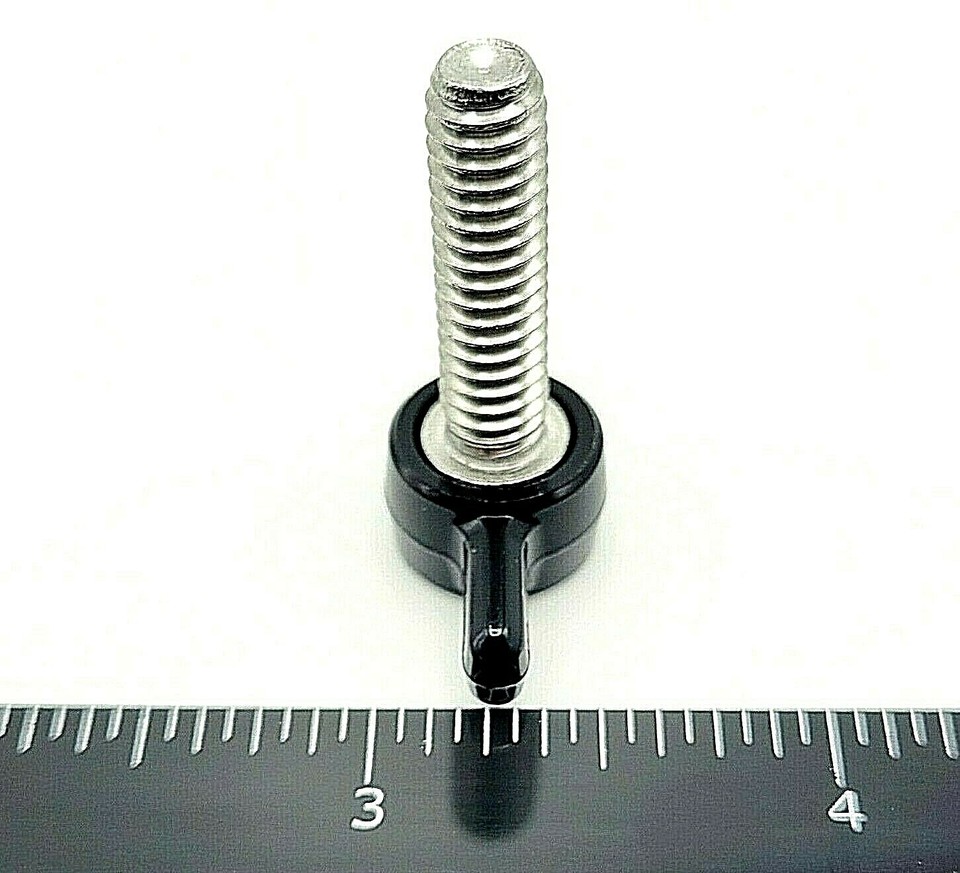 1/4-20 Thumb Screw T Bolts with Black Butterfly Plastic Tee Wing Knob ...