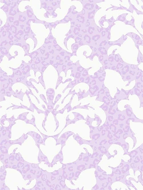 Light Purple Damask Background
