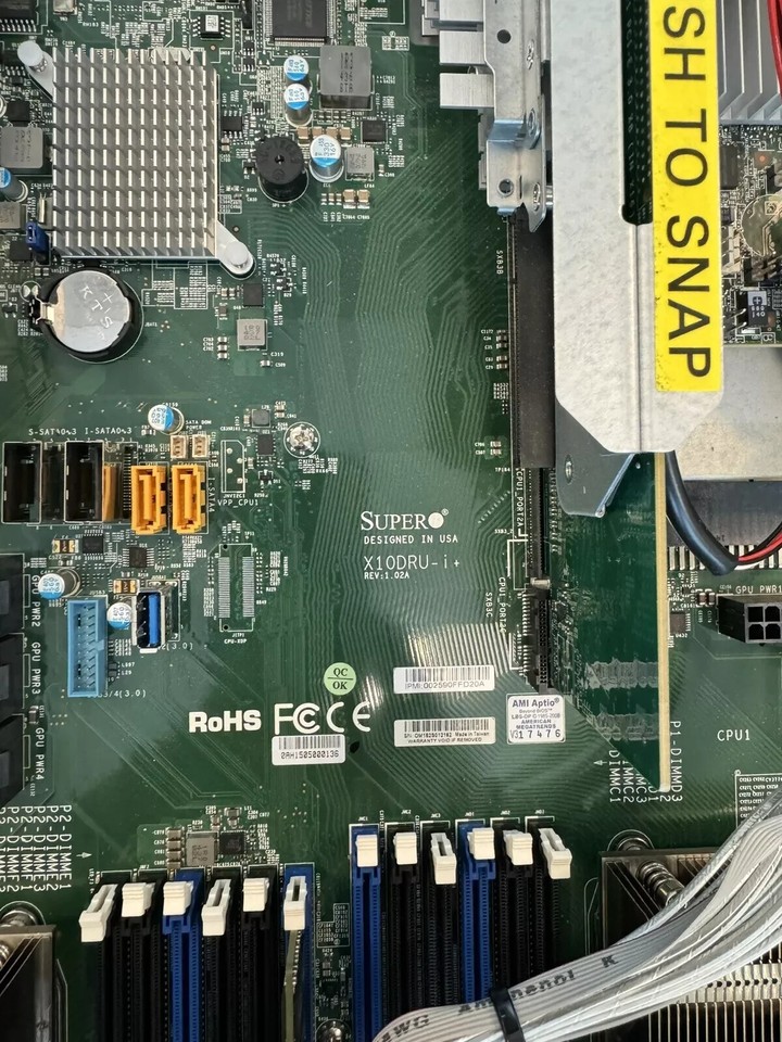 2U 12 Bay SAS3 SuperMicro Server 6028U-TR4T+ W/ X10DRU-i+,2xXeon E5 ...