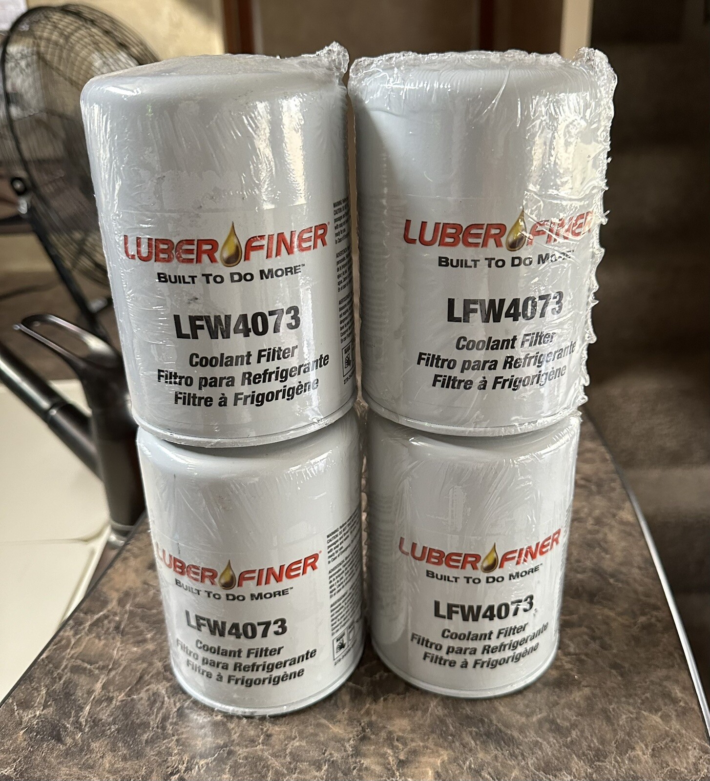Four 4 Luber-Finer LFW4073 Coolant Filter Cross (PR3414 3315115 24073 ...