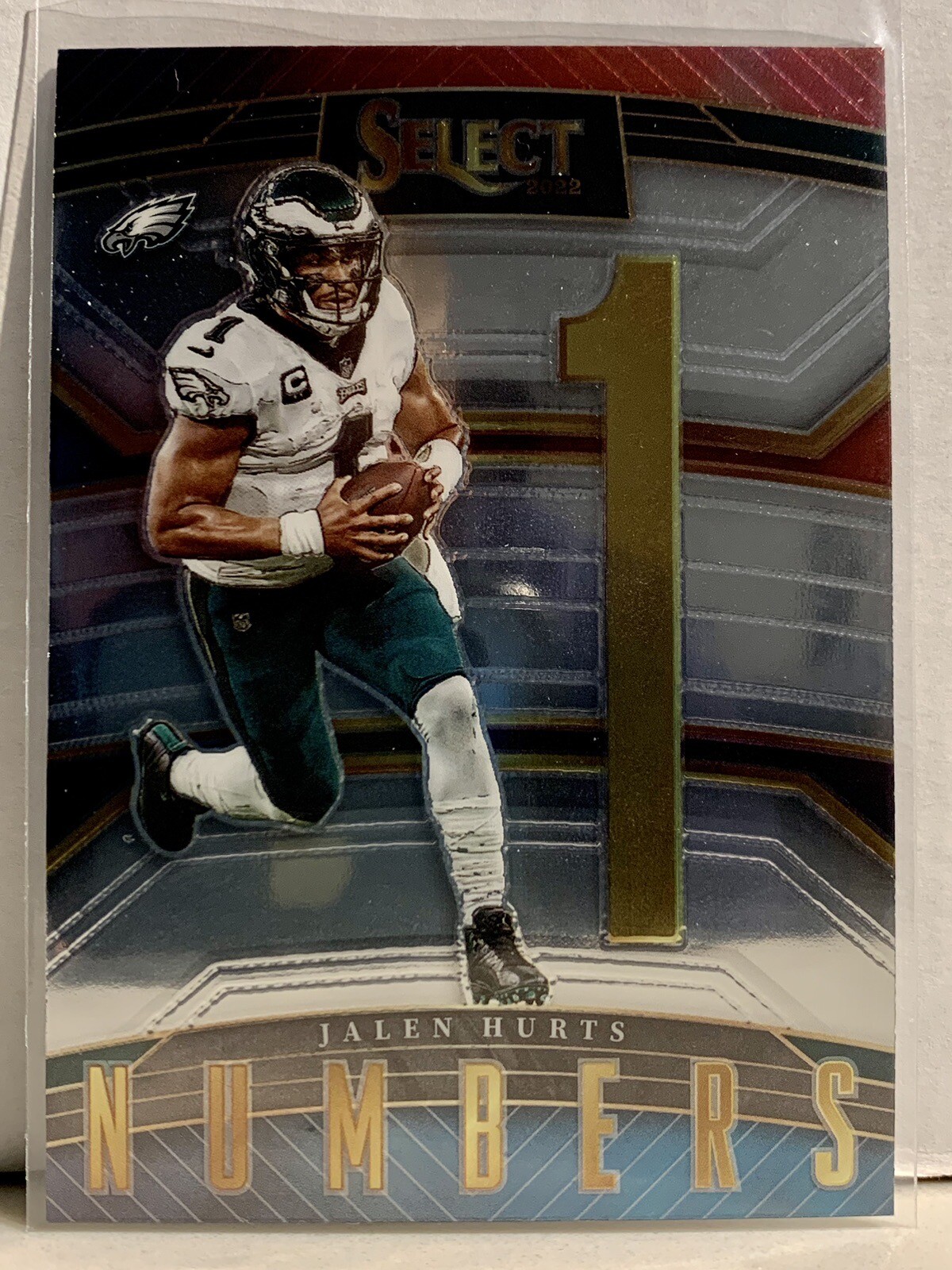2022 Panini Select Jalen Hurts Select Numbers #SN-6 Philadelphia Eagles ...