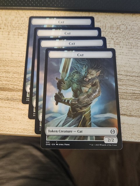 MTG Cat Token Phyrexia: All Will Be One 001 Regular Token for sale ...
