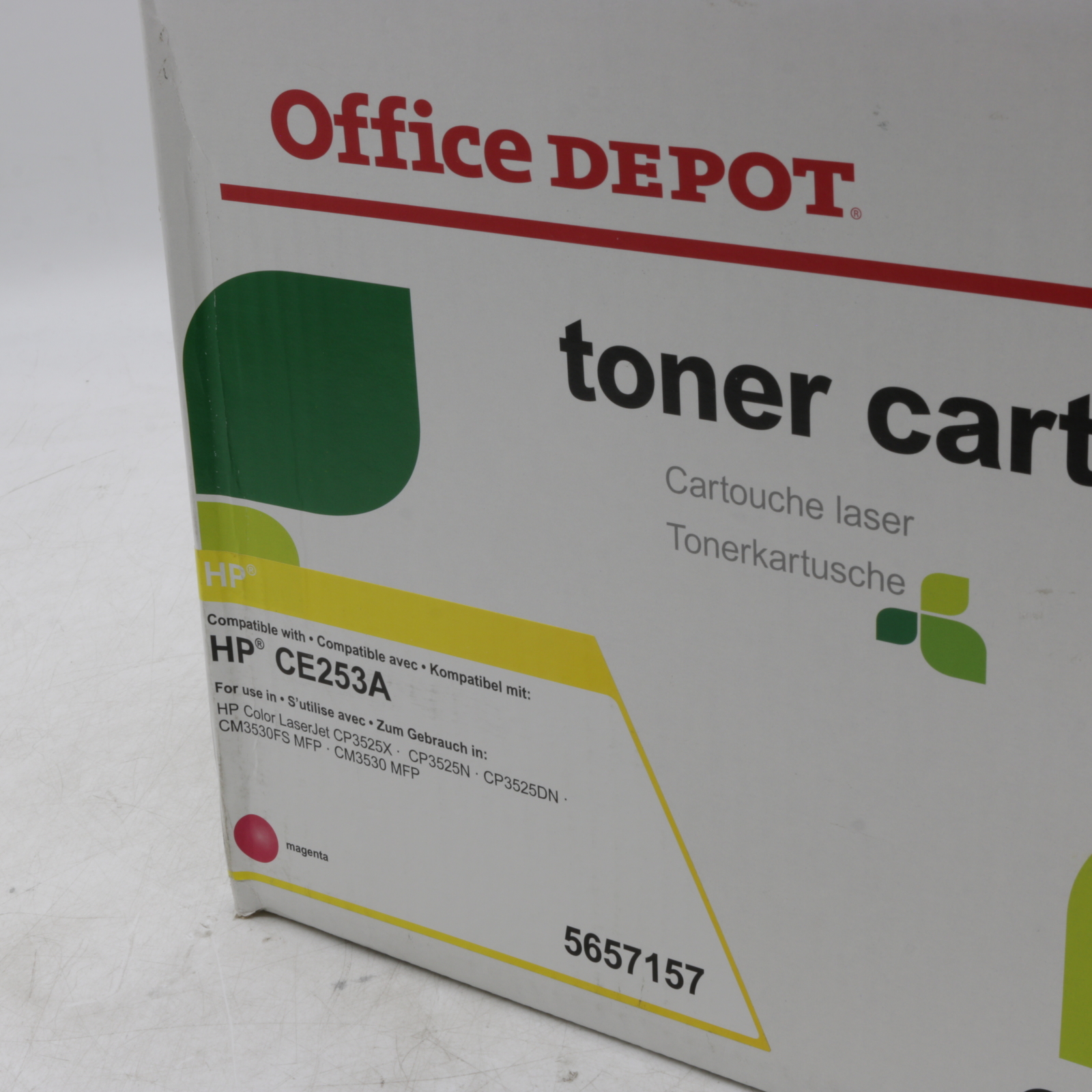 Office Depot Compatible HP CE253A Magenta Toner Cartridge 7K Toner ...