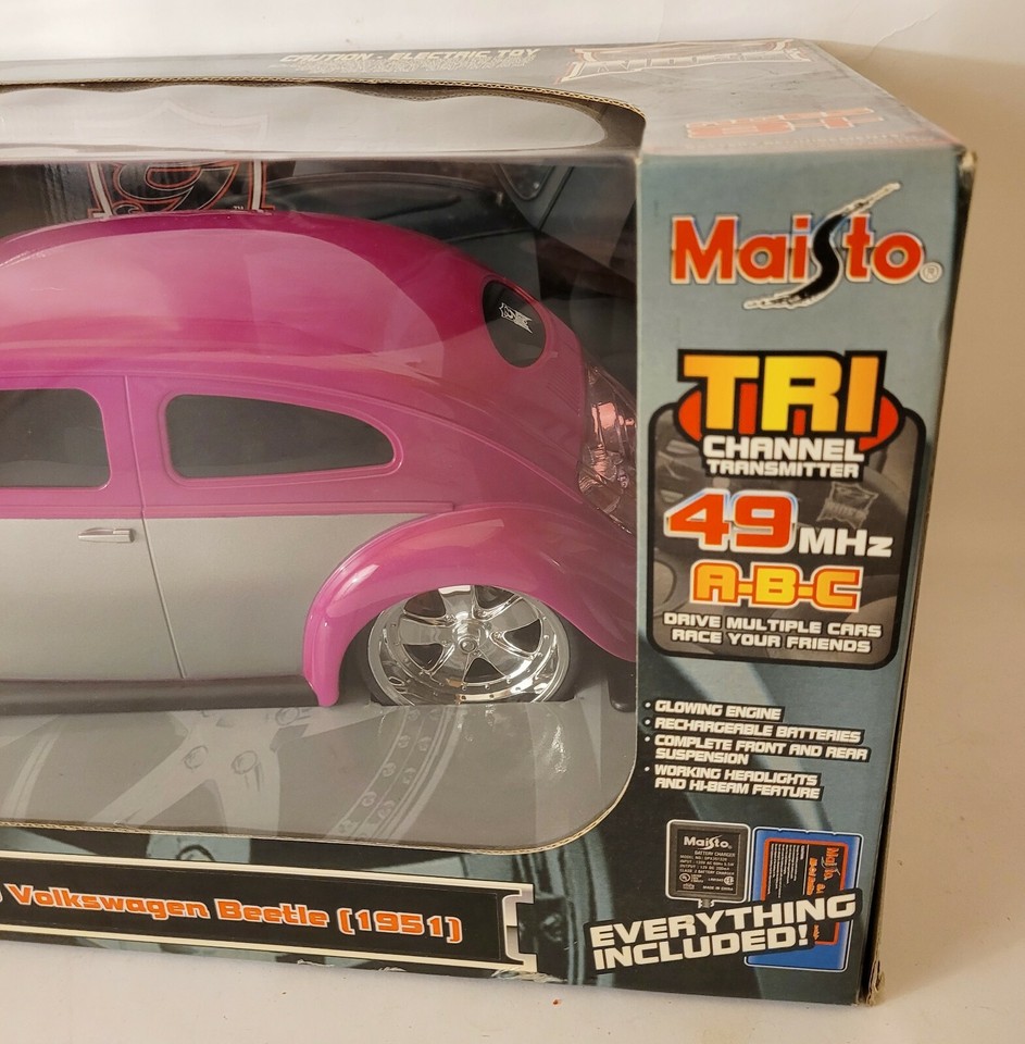 RARE Volkswagen 1:10 RC bug urban 1951 ridez beetle remote control RARE ...