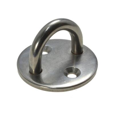 Qty 5 Round Pad Eyes 6mm x 40mm Stainless A2-70 G304 Boat Shade ...