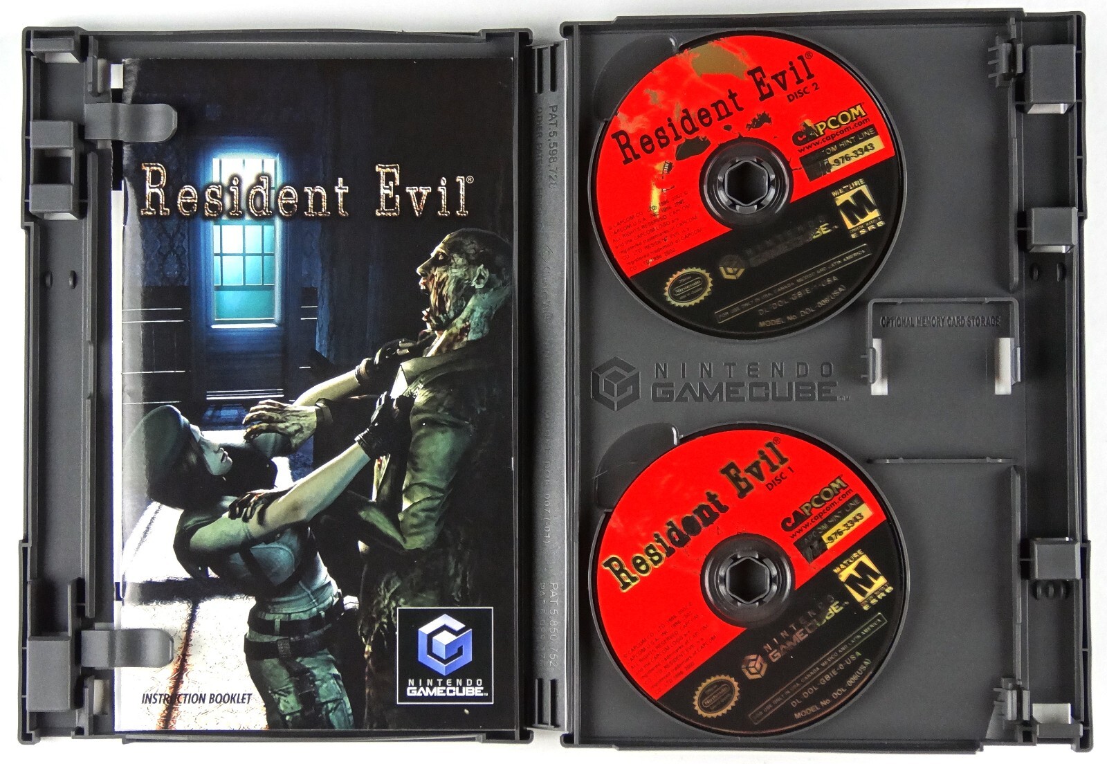Resident Evil Nintendo Gamecube Capcom (Discs, manual & case ...