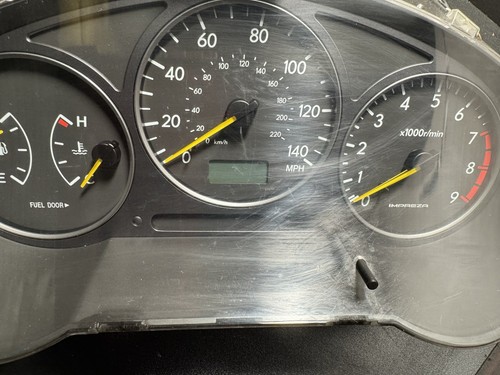 2002 2003 SUBARU IMPREZA WRX Instrument Cluster Speedometer 8502FE00 02 ...