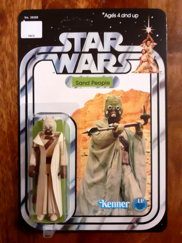 Vintage Star Wars Figure Sand People Recard 12 Back 1977 Kenner | eBay UK