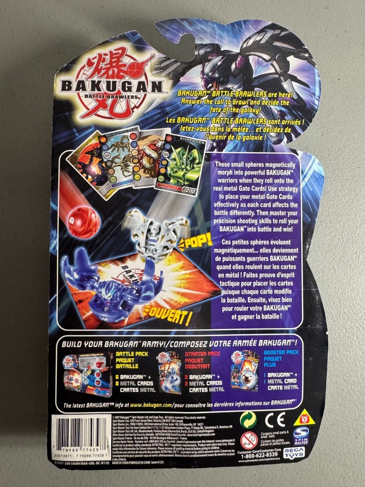Bakugan B1 Starter Pack Blue Aquos Dragonoid Laserman Sealed | eBay