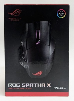 ASUS ROG Spatha X Wireless Gaming Mouse with Magnetic Charging Stand | eBay