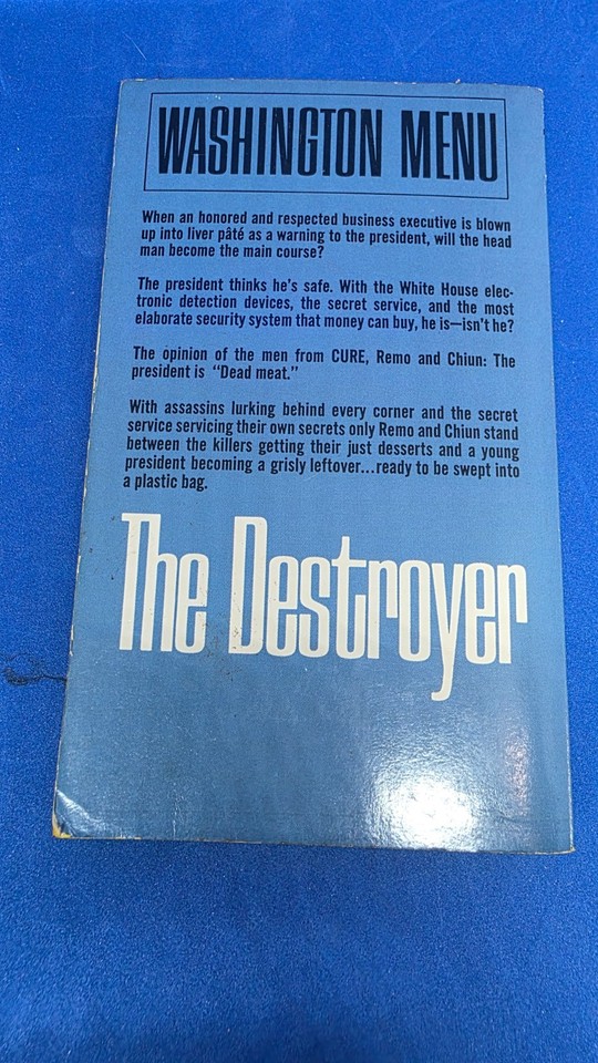 💀🥋The Destroyer Paperbacks! *You Pick* Remo Williams by Sapir & Murphy ...