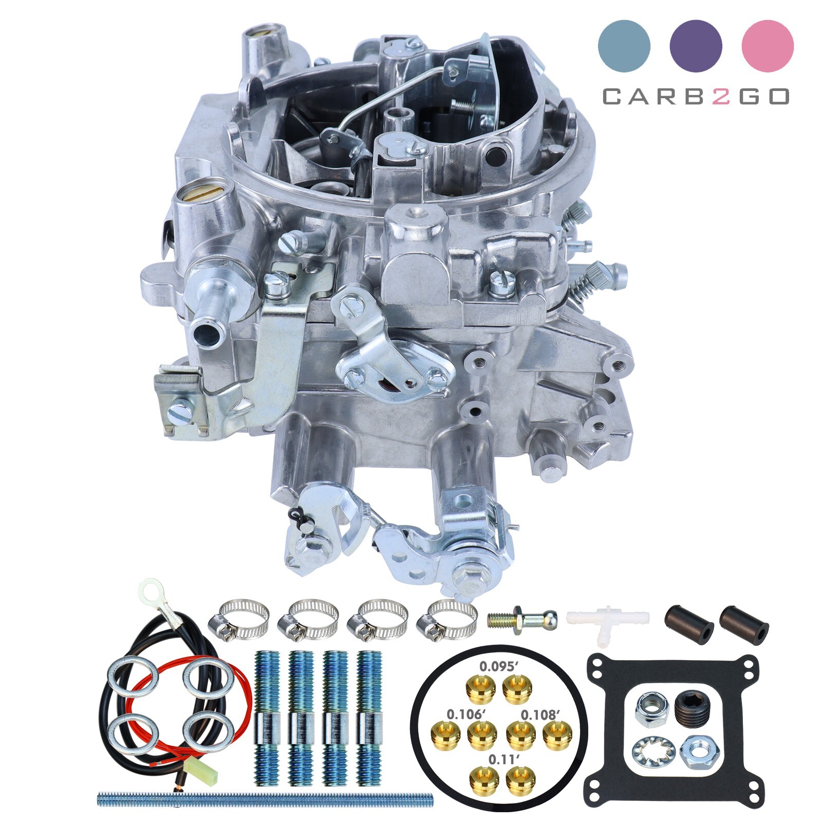 4 Barrel Edelbrock 1407 Carburetor for Performer Series 750 CFM Manual ...