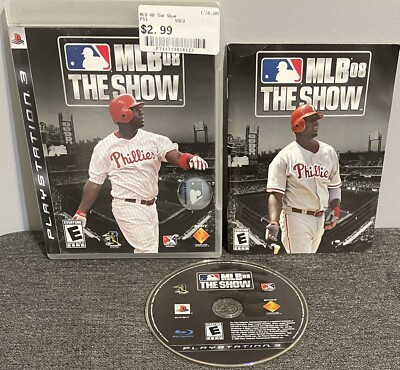 MLB 08: The Show (Sony PlayStation 3, 2008, PS3) COMPLETE, CIB ...