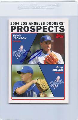 2004 Topps #689 Edwin Jackson Dodgers Signed Auto *J2334 | eBay