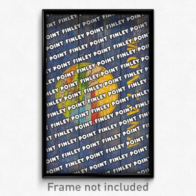 Finley Point Montana Poster (MT City Souvenir 11x17 Town Print) | eBay