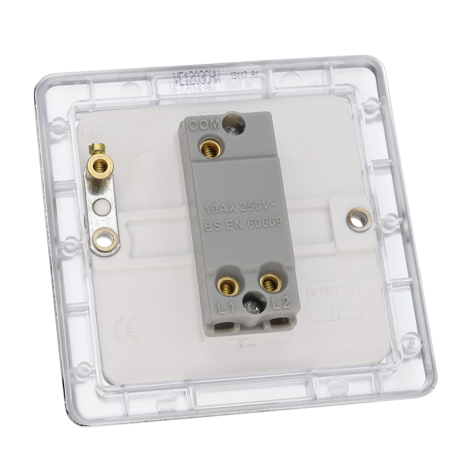 DETA Chrome Faceplates Light Switch/Power/Cooker/Dimmer/Shaver/USB/DATA ...