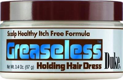 Duke Greaseless Holding Hair Dress 3.4 oz Pack of 4 | eBay