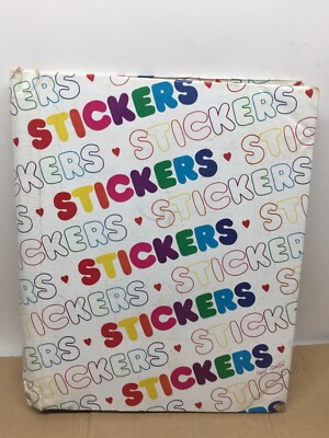 Vintage 1980's Sticker album book cabbage patch carebear scratch and ...