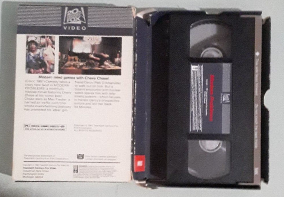 chevy chase MODERN PROBLEMS VHS VIDEOTAPE cbs fox slide box | eBay