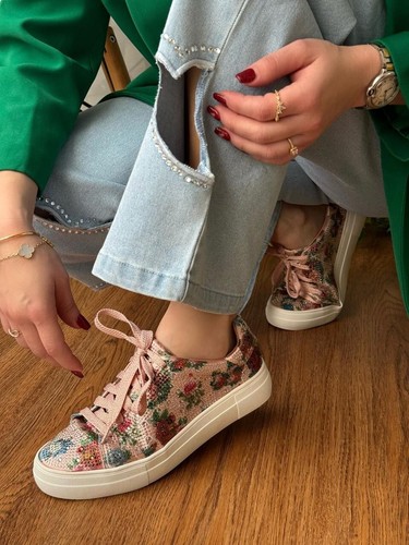 New Women Bling Rhinestone Crystal Pavé Lace Up Sneakers Round Toe Flat ...
