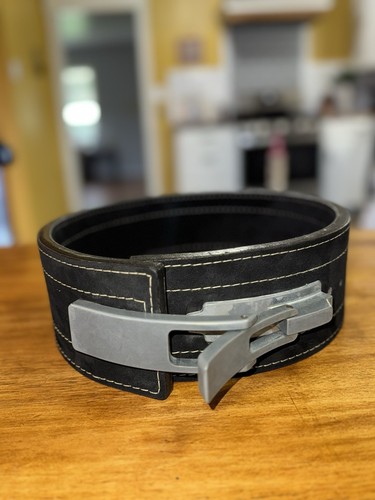 Inzer Forever Lever Power Lifting Belt 10MM Medium 30-33 Black Leather ...