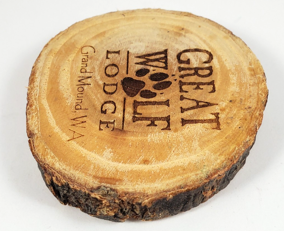 Great Wolf Lodge Grand Mound WA Wood Souvenir Fridge Magnet | eBay
