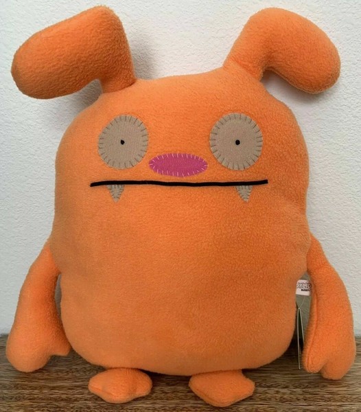 2011 Uglydoll SUDDY Orange Soft Plush Stuffed Animal Pretty Ugly Doll ...