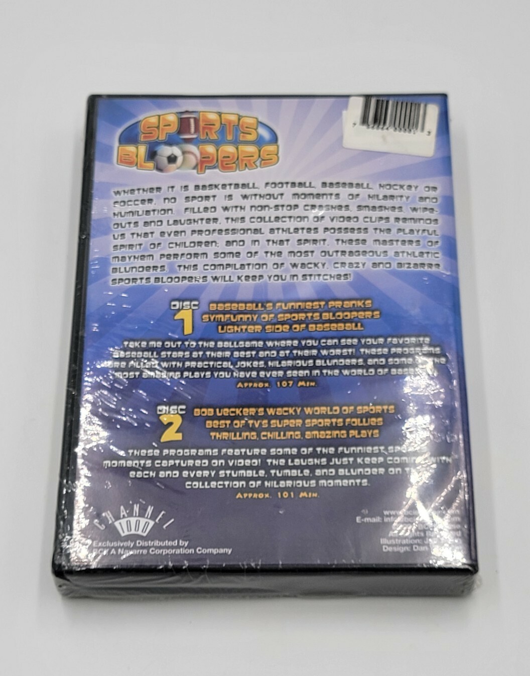 DVD Sports Bloopers Baseball Plus Bonus Sports Follies 2 2-Disc Set NEW ...