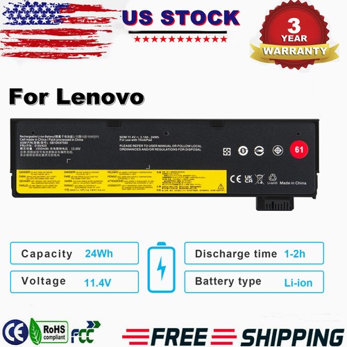 01AV452 Battery for Lenovo ThinkPad T470 T480 T570 T580 P51S P52S A475 ...
