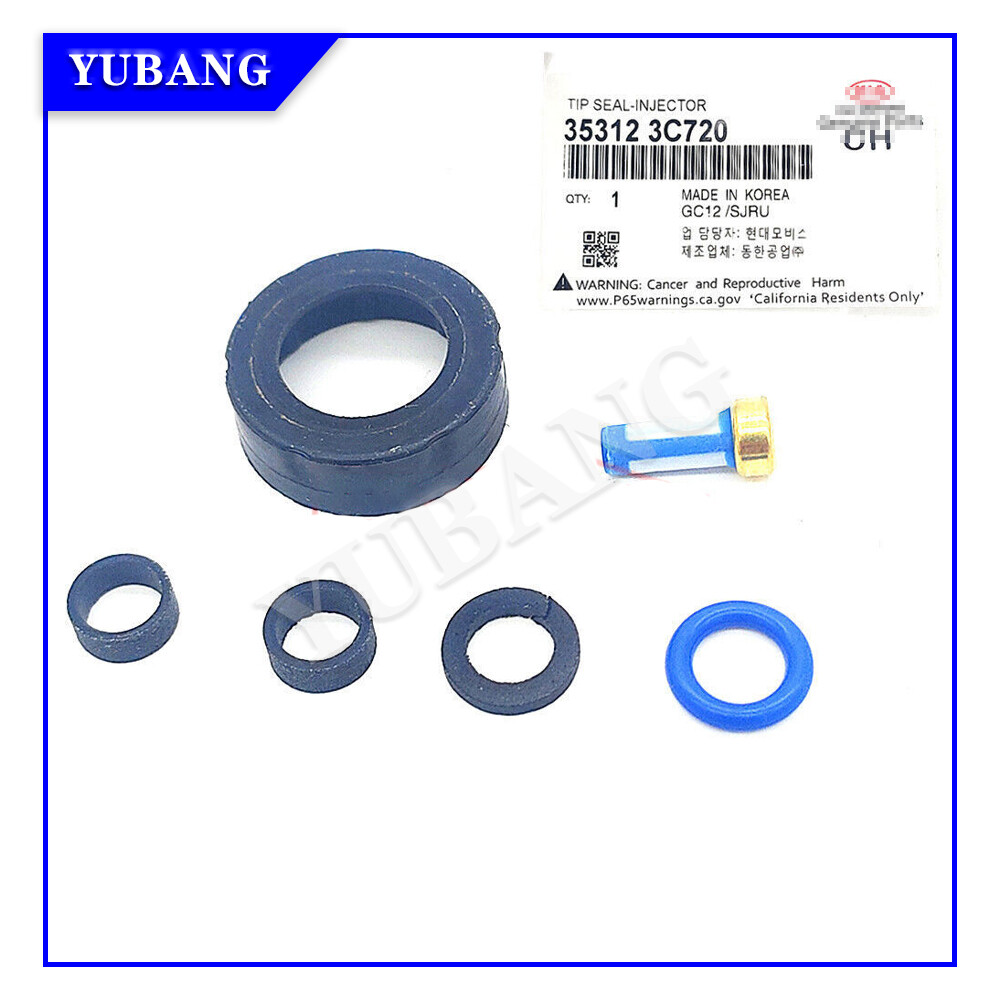 Gen-uine For HYUNDAI SantaFe Kia Sorento V6 Fuel Injector O-Ring ...