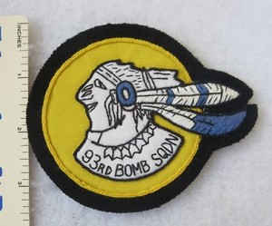 US AIR FORCE 93rd BOMB SQUADRON PATCH Custom Hand Sewn for USAF ...