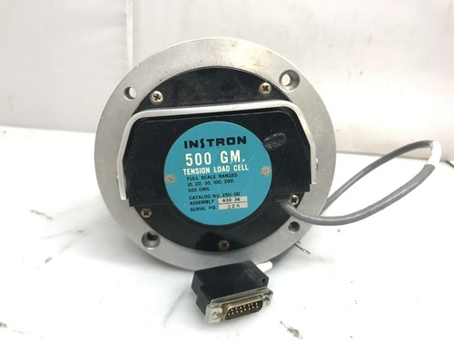 Instron 500 GM. Tension Load Cell 2511-101 Assy. A30-36 PARTS OR REPAIR ...
