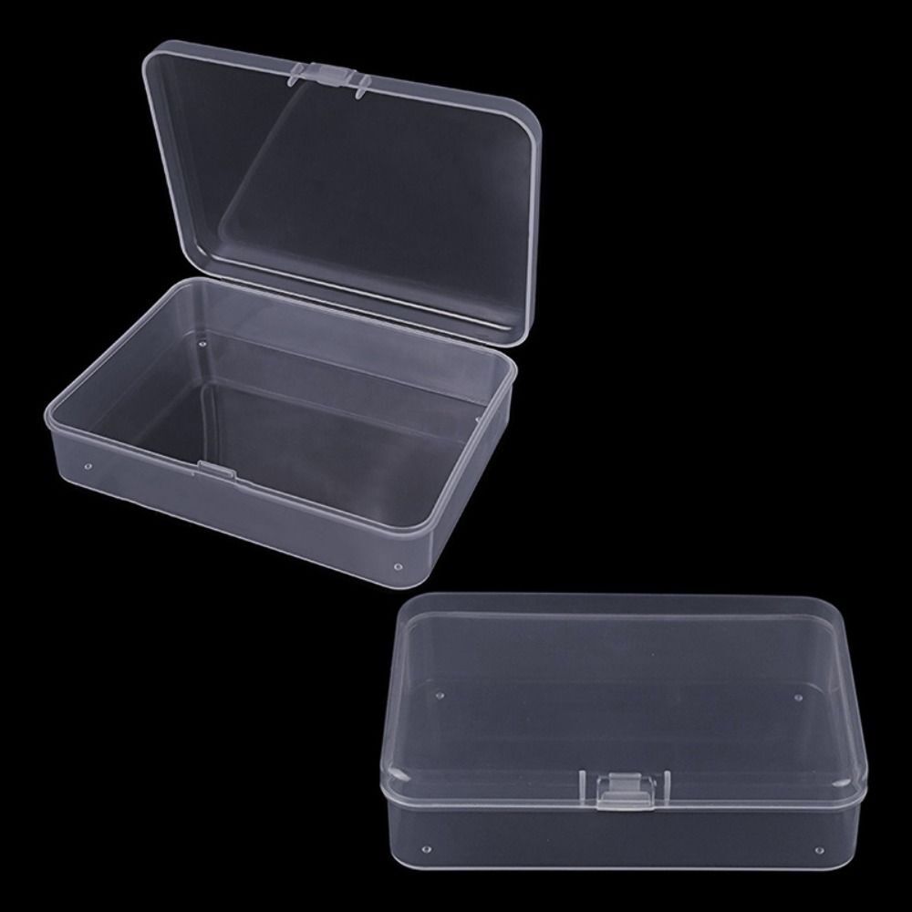 Plastic Transparent Storage Box Transparent Small Items Case Packing ...