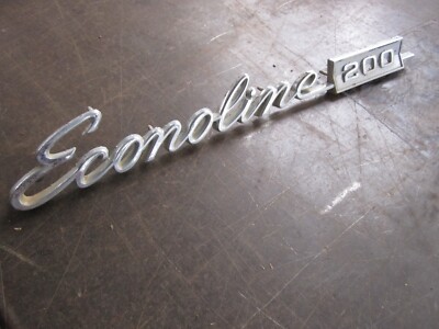 68-74 FORD ECONOLINE E200 DOOR EMBLEM OEM | eBay