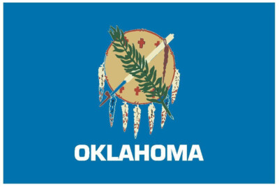 Oklahoma State Flag Sticker Decal F370 | eBay